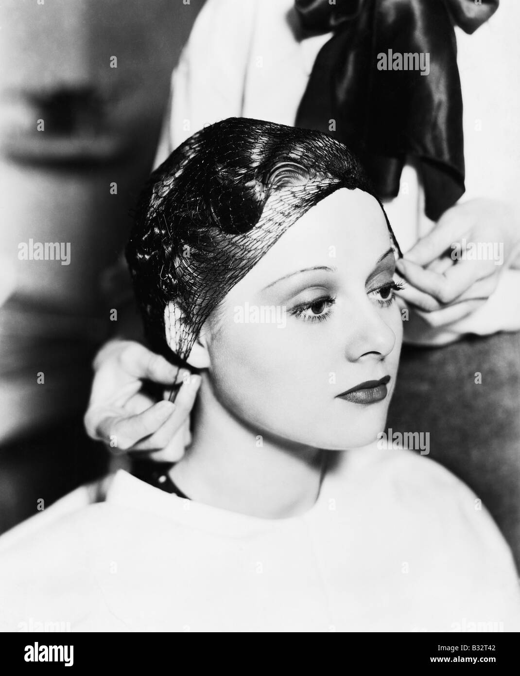 Hairdresser hair net hi-res stock photography and images - Alamy