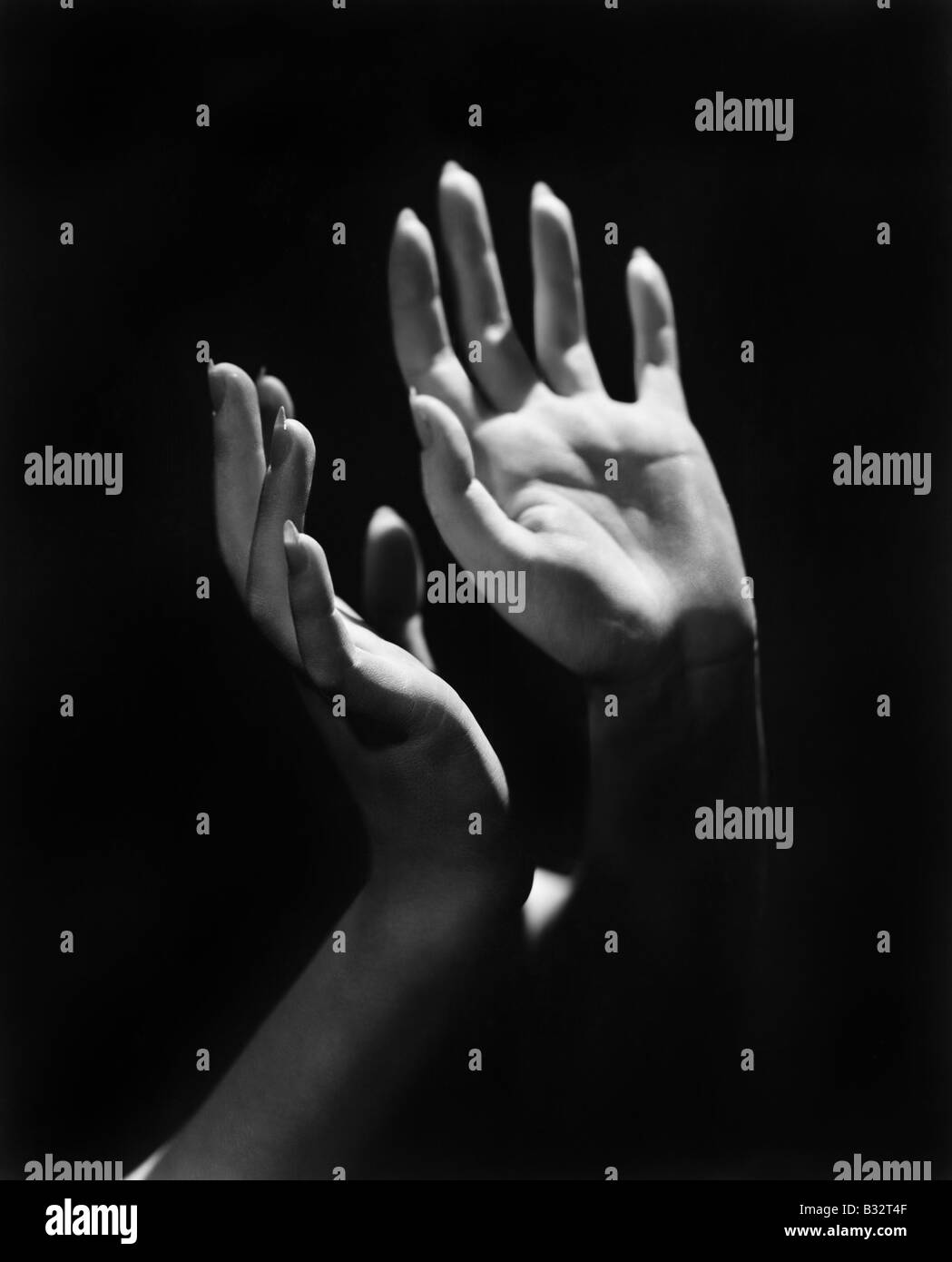 Close up hands frightened person hi-res stock photography and images ...