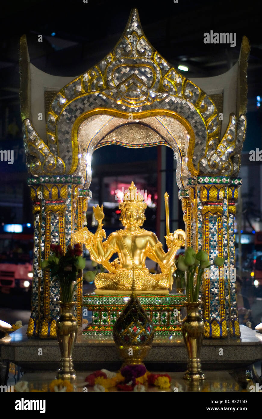 Erawan shrine in Bangkok Stock Photo - Alamy