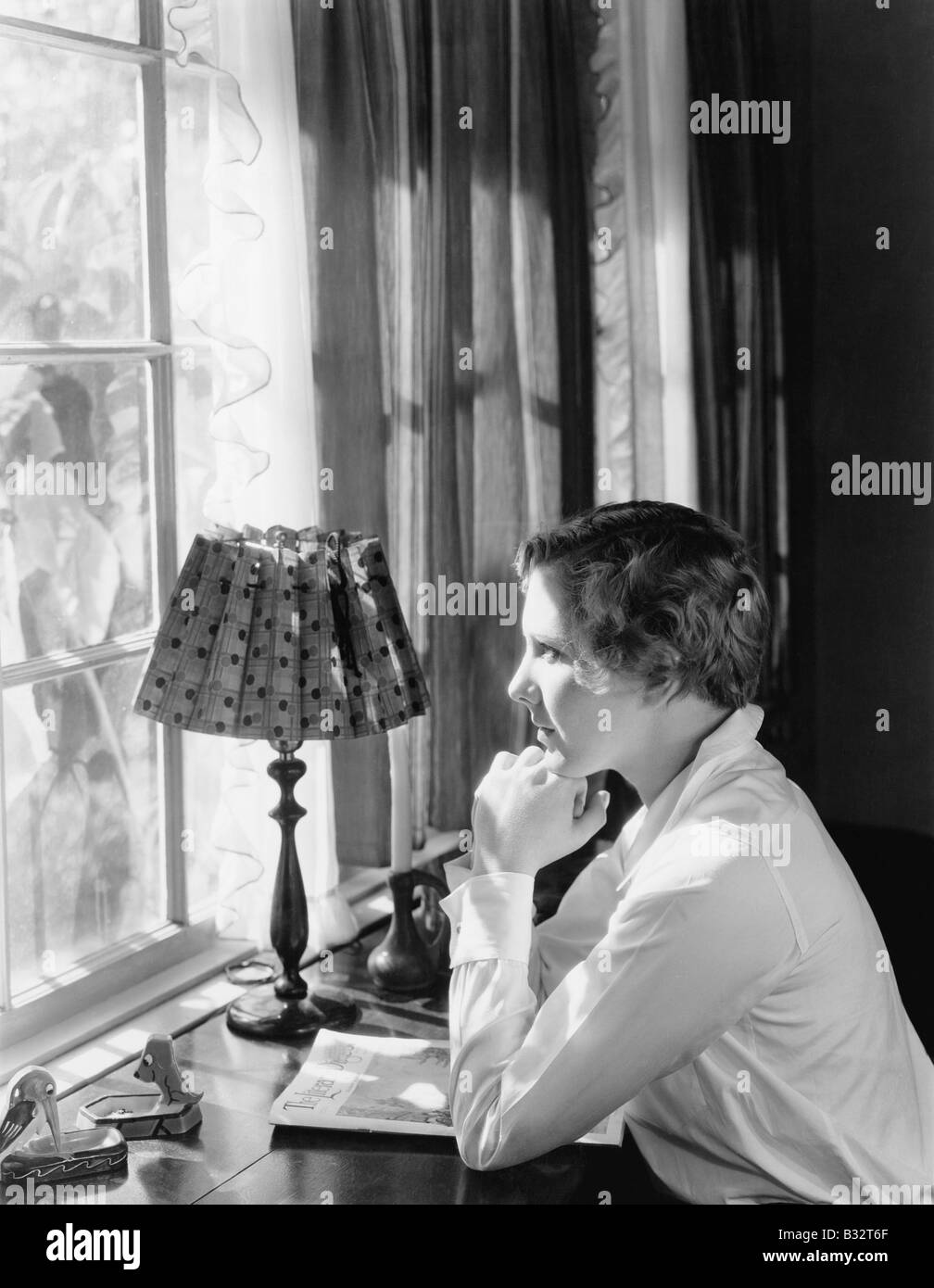 Sunshine through the windows Black and White Stock Photos & Images - Alamy