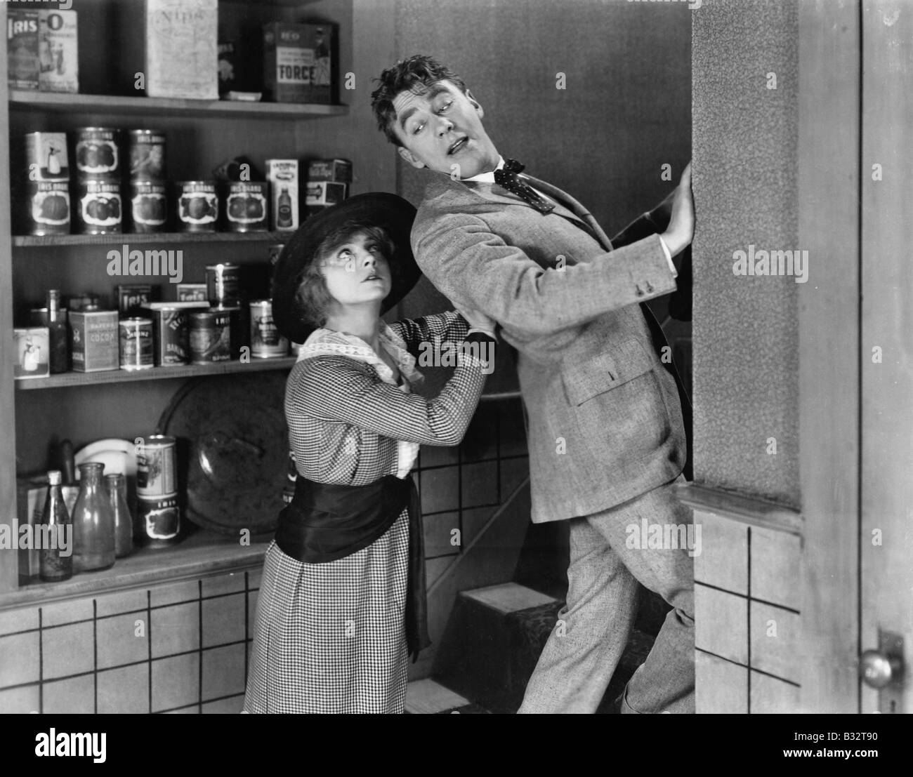 Two young women men Black and White Stock Photos & Images - Alamy