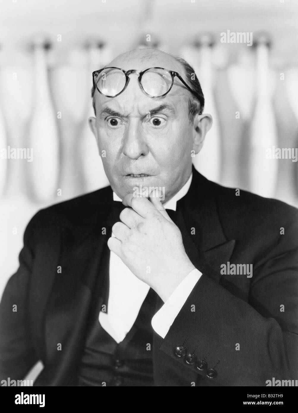 Glasses man upset Black and White Stock Photos & Images - Alamy