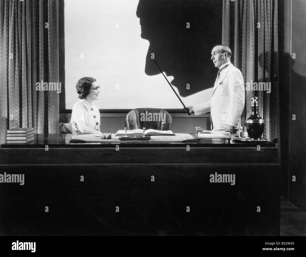 Teacher face Black and White Stock Photos & Images - Alamy