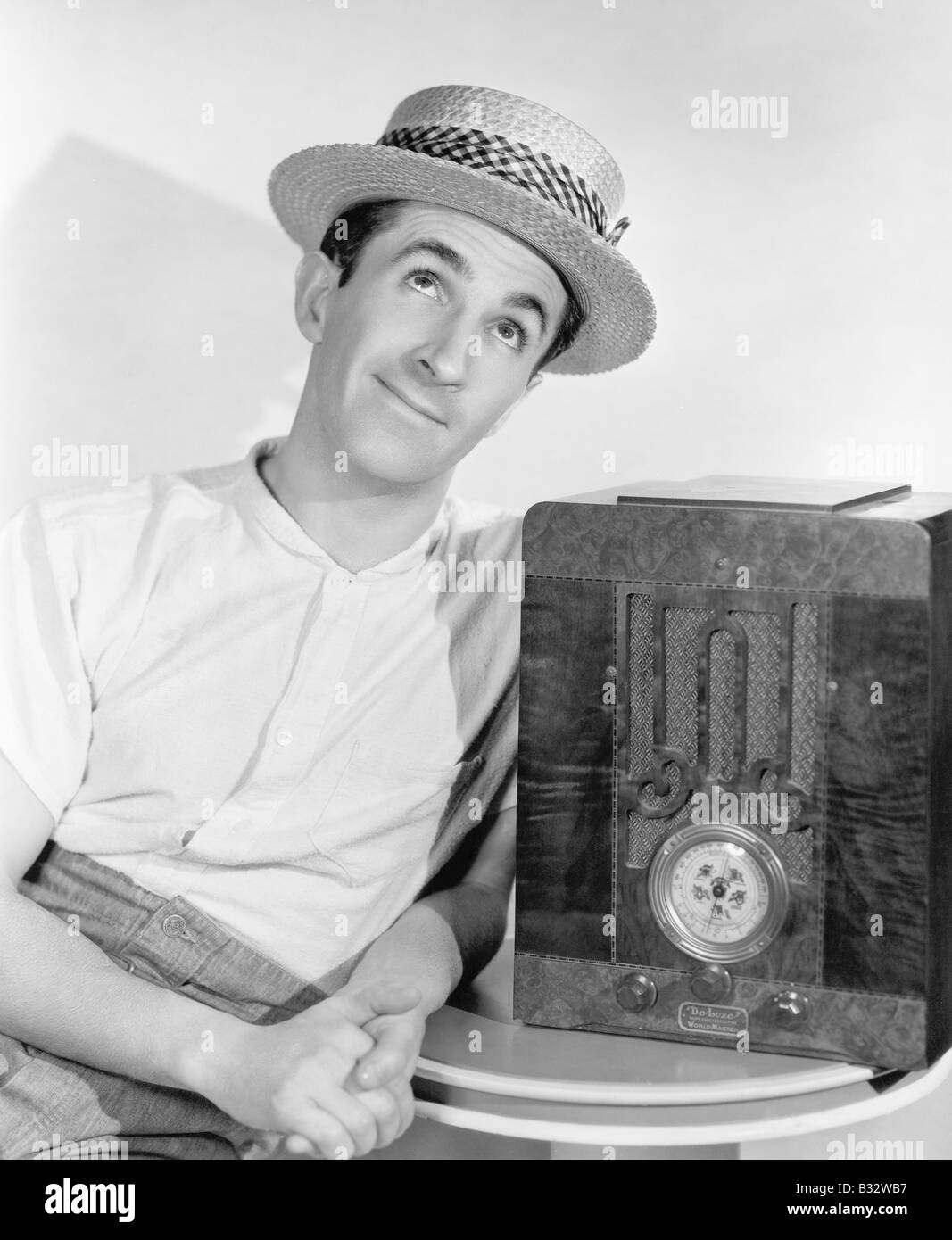 Radio joy Black and White Stock Photos & Images - Alamy