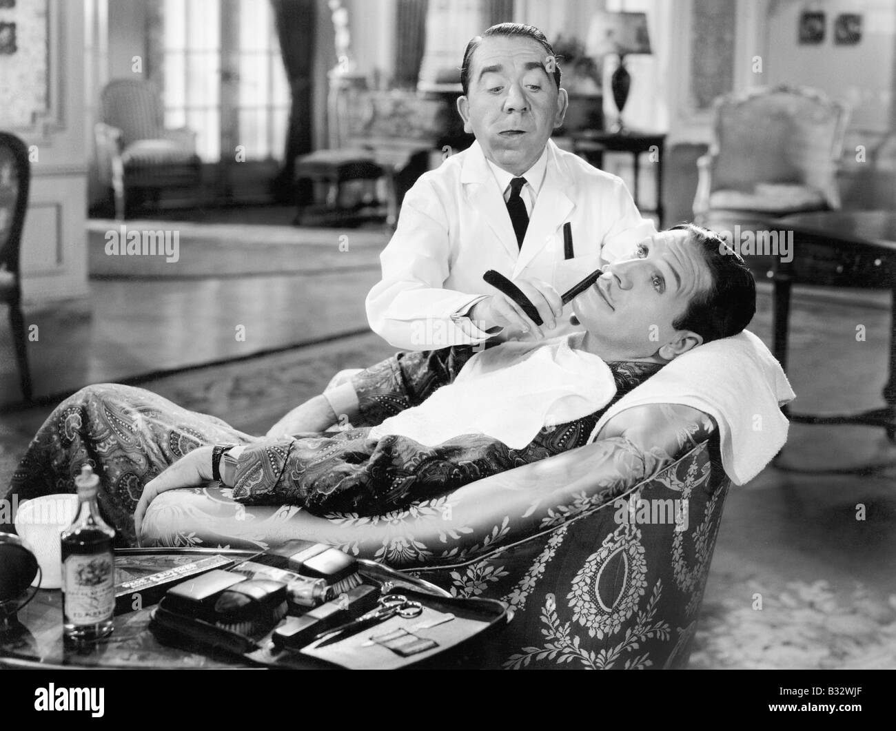 Barber guy Black and White Stock Photos & Images - Alamy