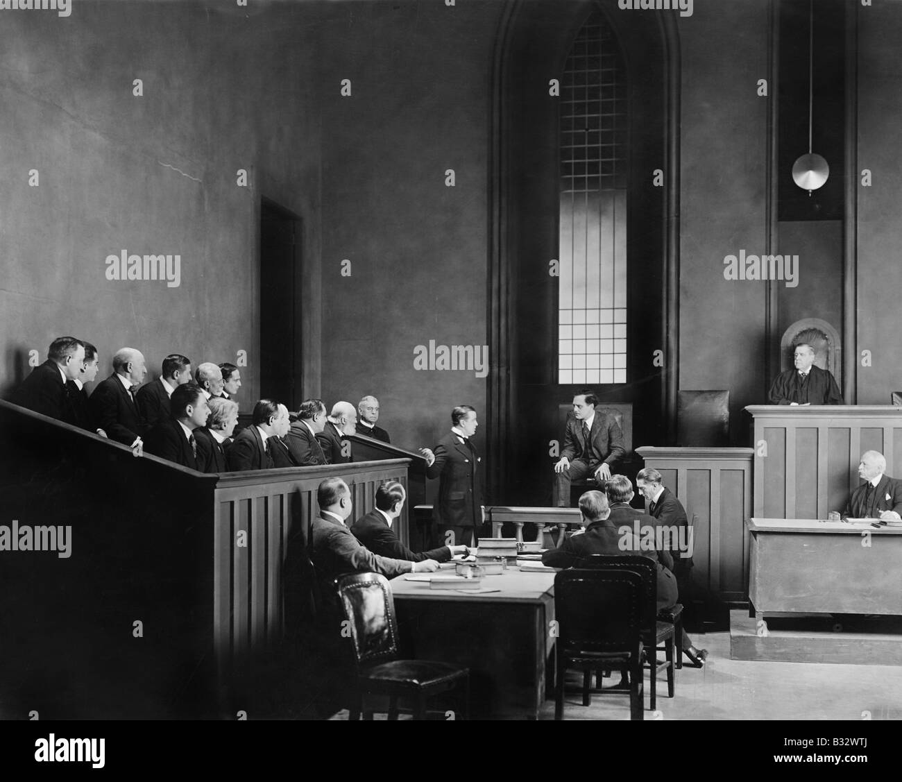 Courtroom Black and White Stock Photos & Images - Alamy