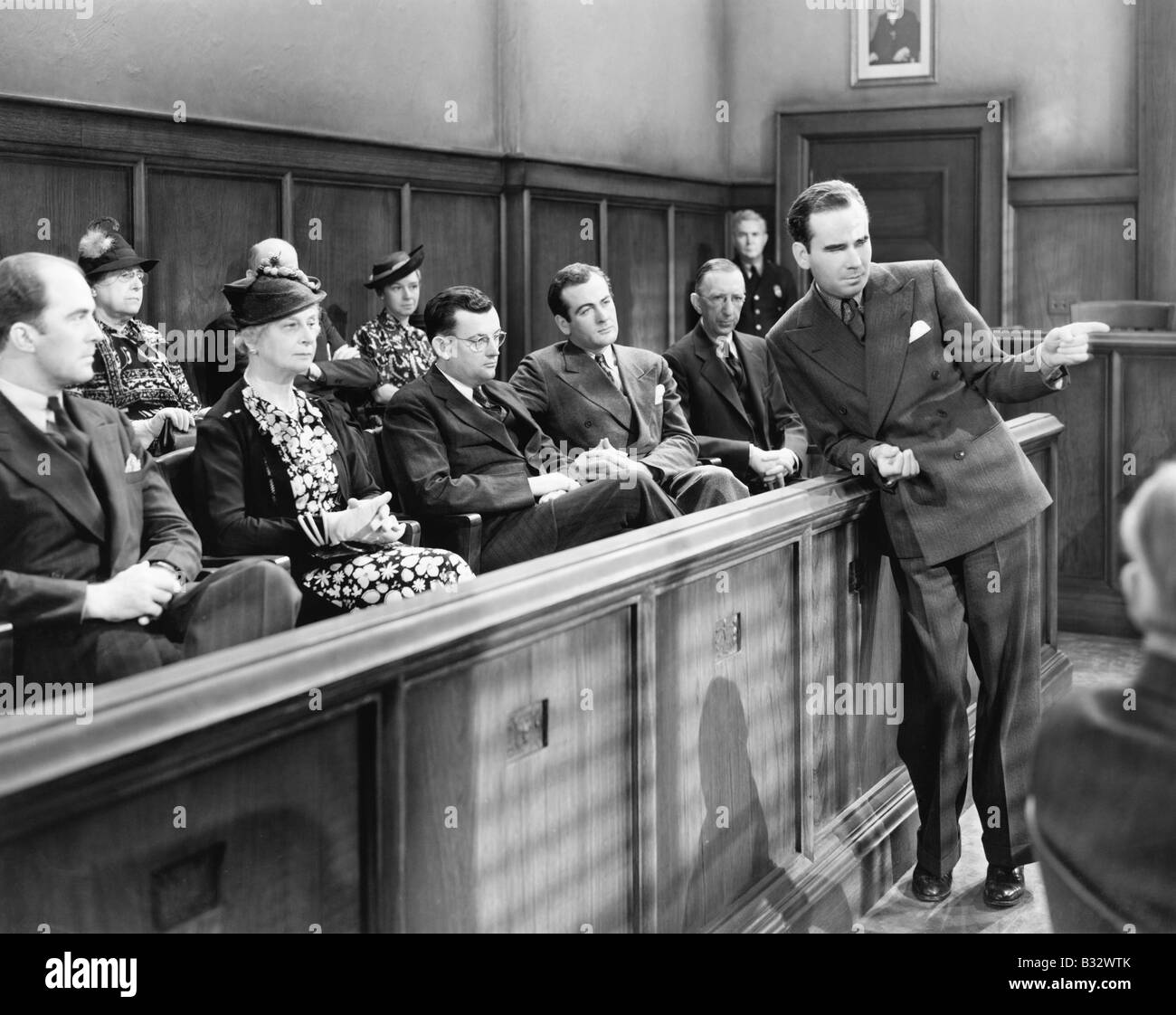 Lawyer courtroom Black and White Stock Photos & Images - Alamy