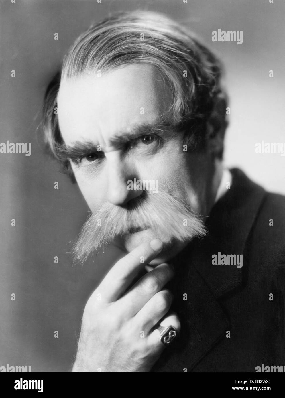 A man with mustache Stock Photo - Alamy