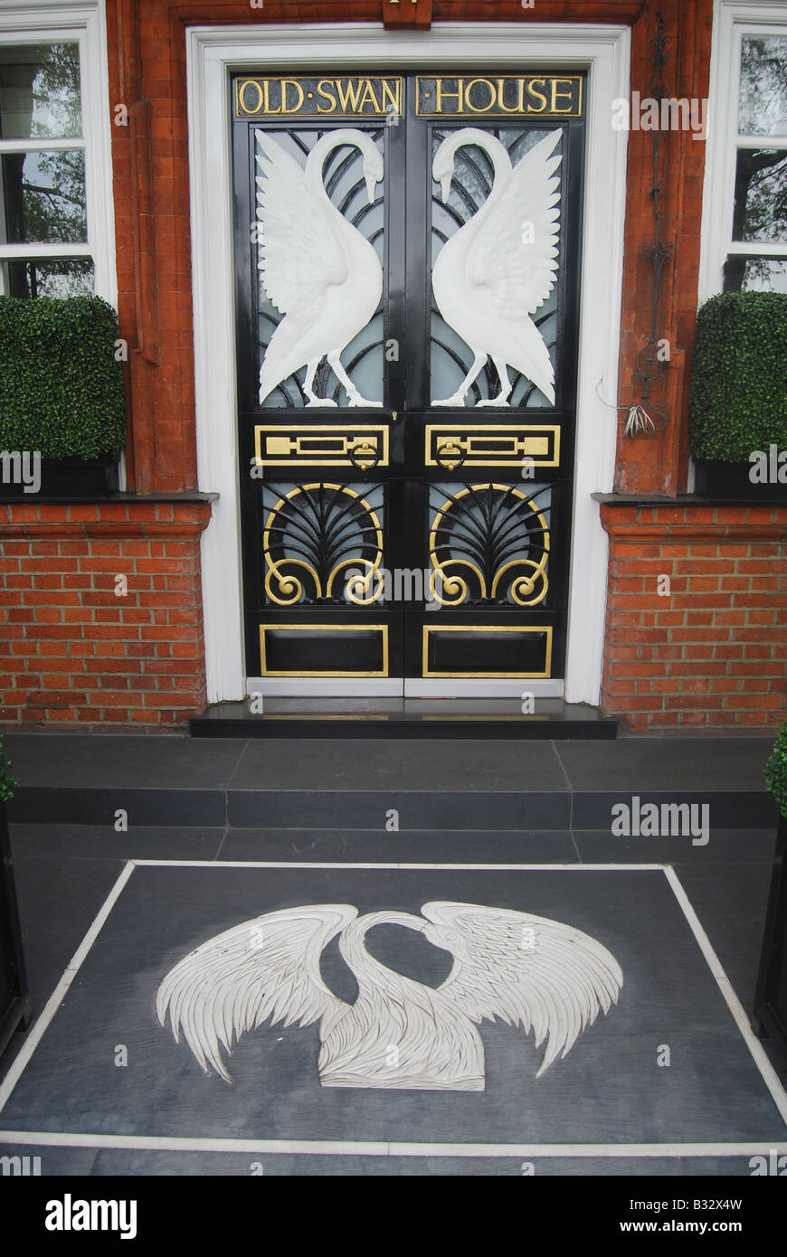 Old swan House Chelsea Embankment London Stock Photo - Alamy