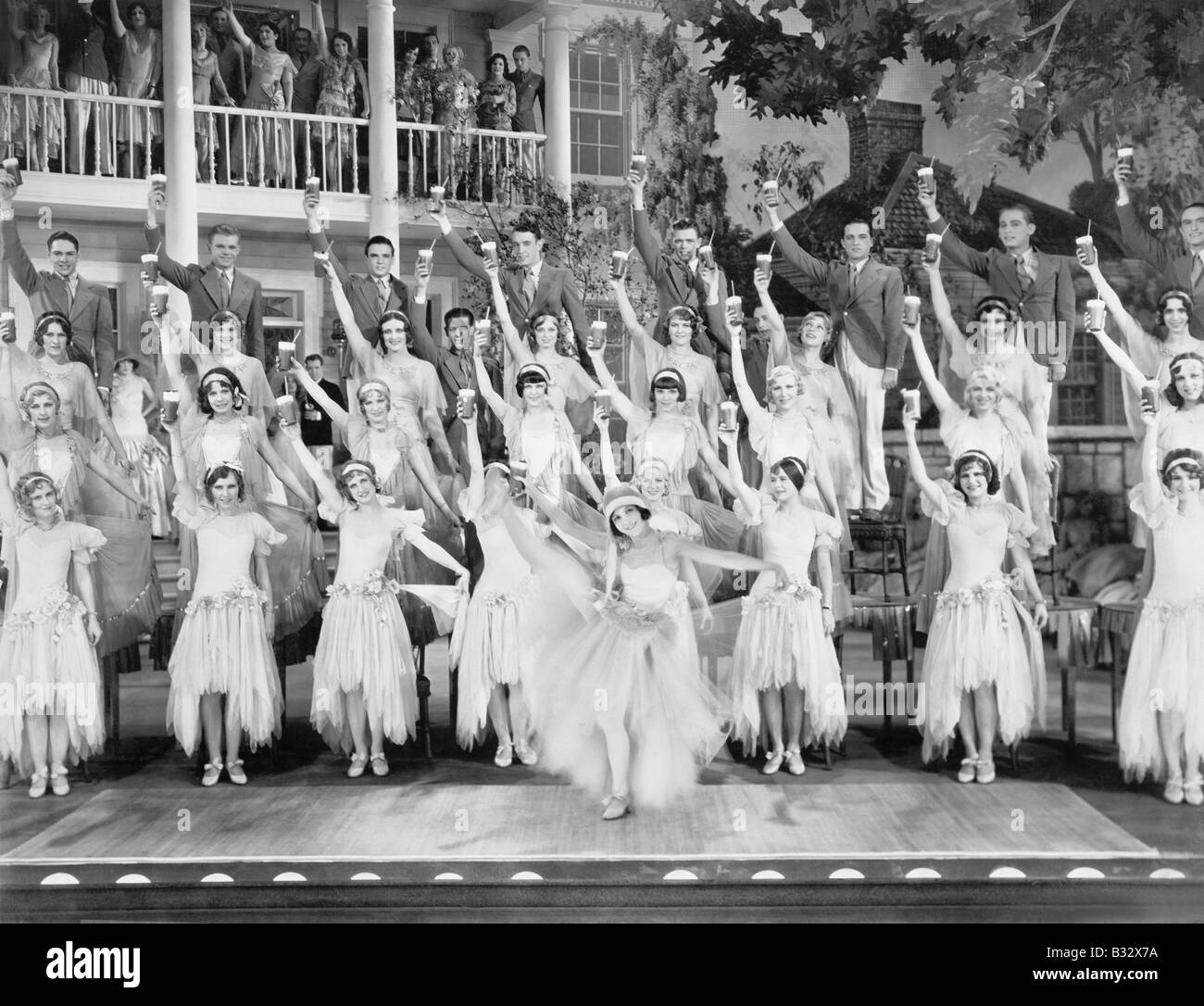 Grinning dancer on stage in hi-res stock photography and images - Alamy