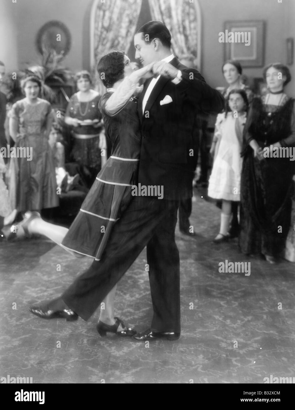 Dancing couple at home Black and White Stock Photos & Images - Alamy