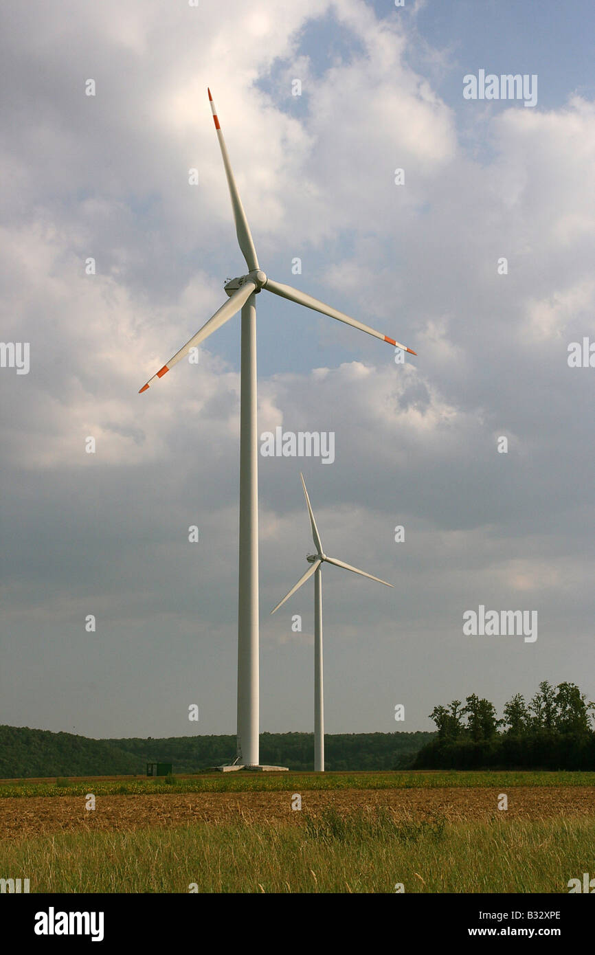 wind power station Stock Photo - Alamy