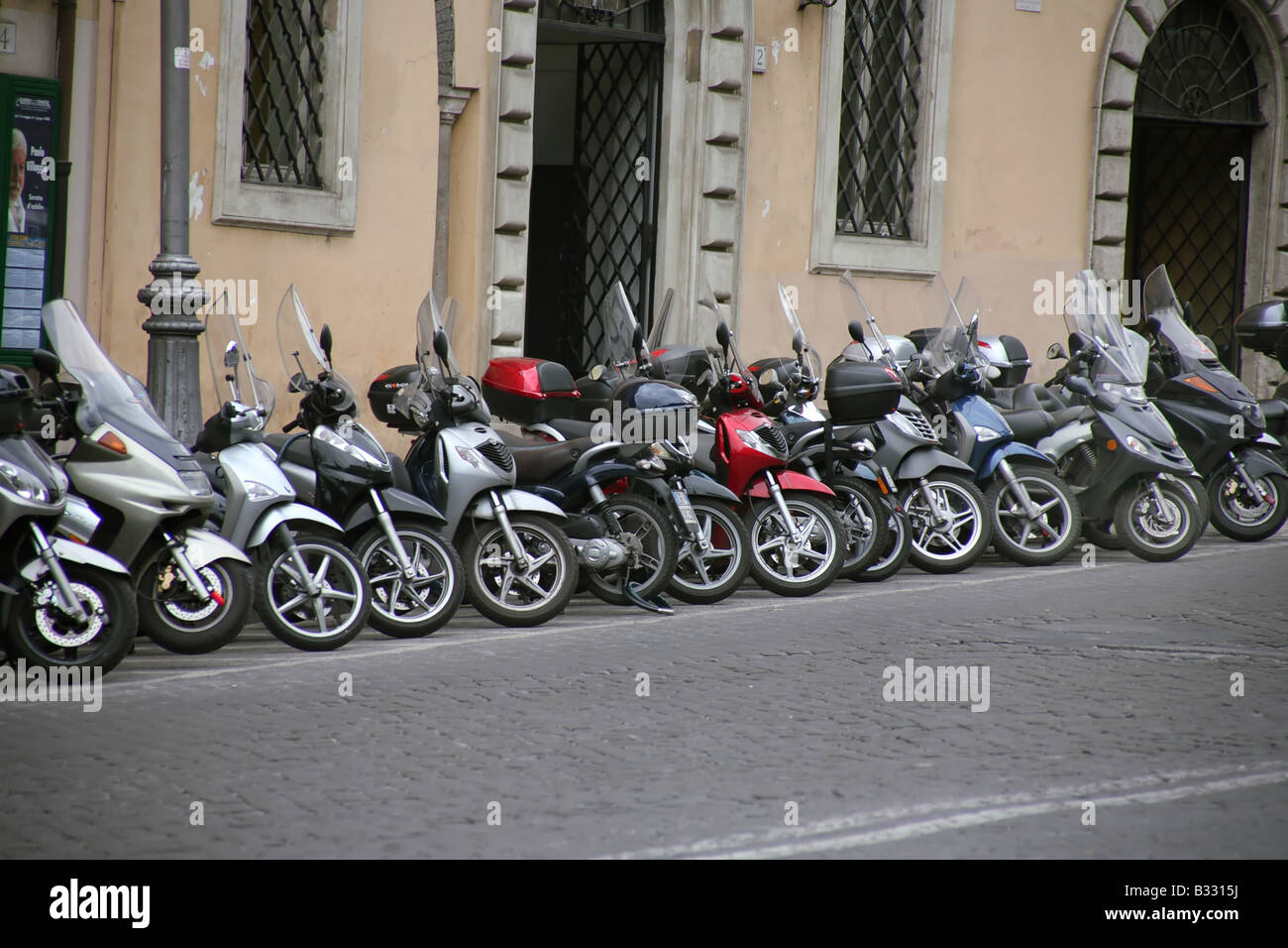 Rome, Italy, motorcycle Stock Photo - Alamy