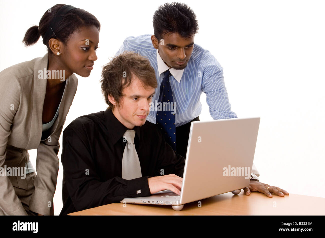 Indian children working on computer hi-res stock photography and images ...