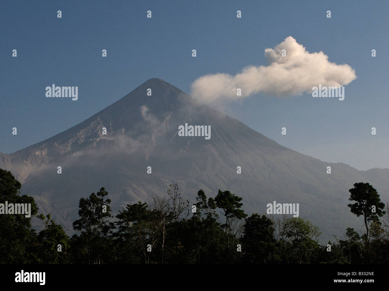Central america rainforest guatemala volcano smoking volcano hi-res ...