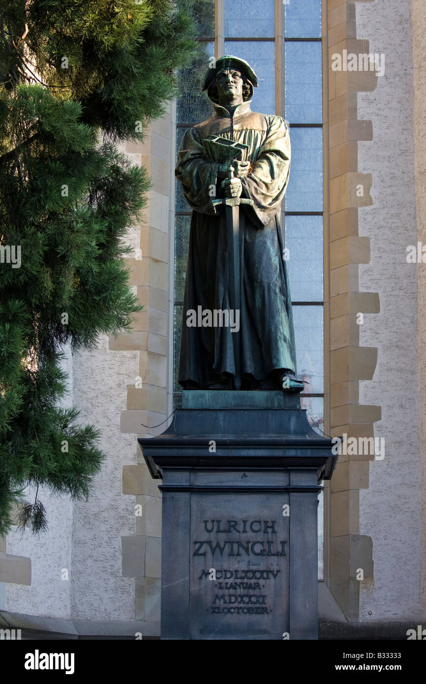Statue ulrich zwingli hi-res stock photography and images - Alamy