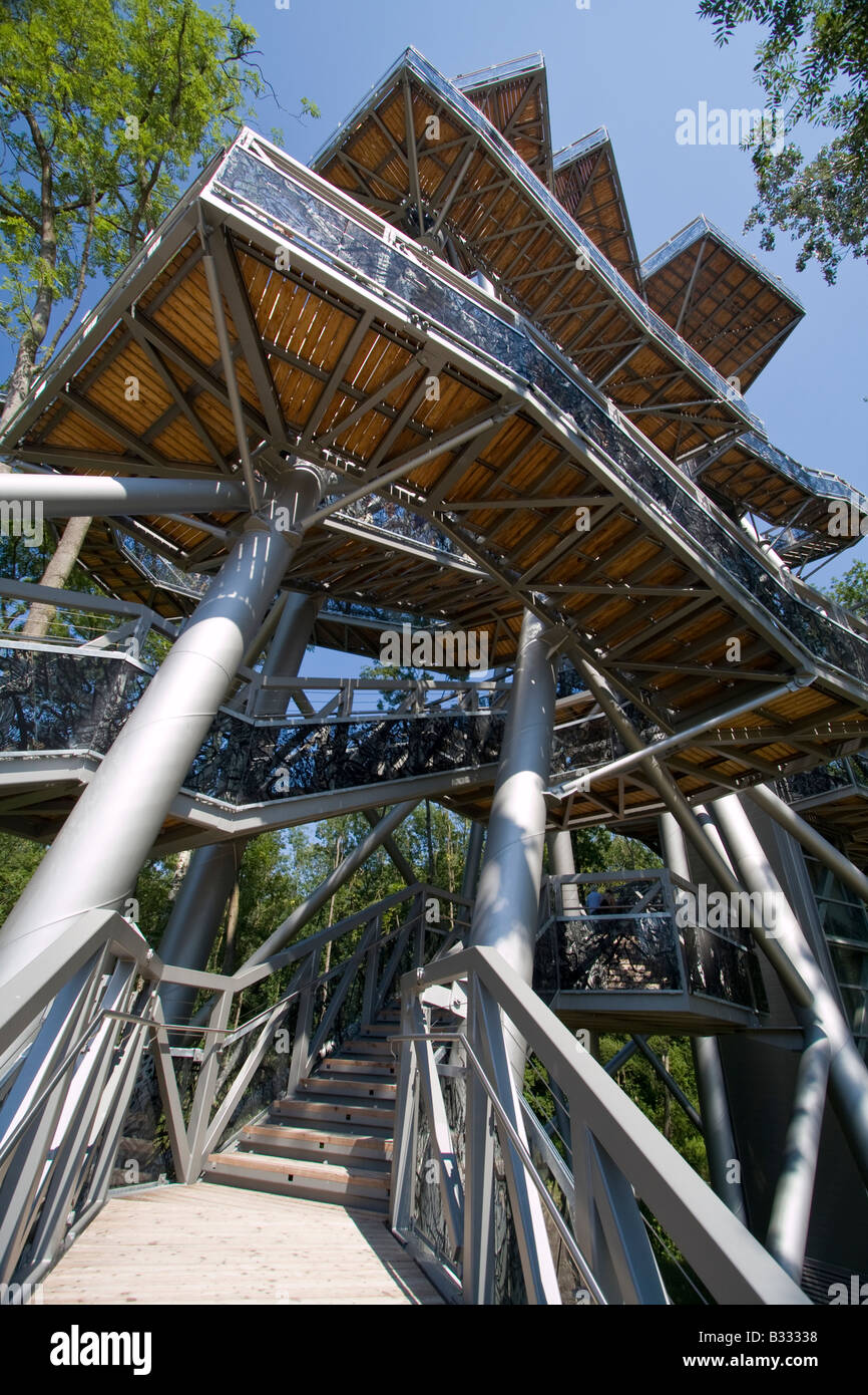 tree-top path at garden fair in Tulln Stock Photo - Alamy