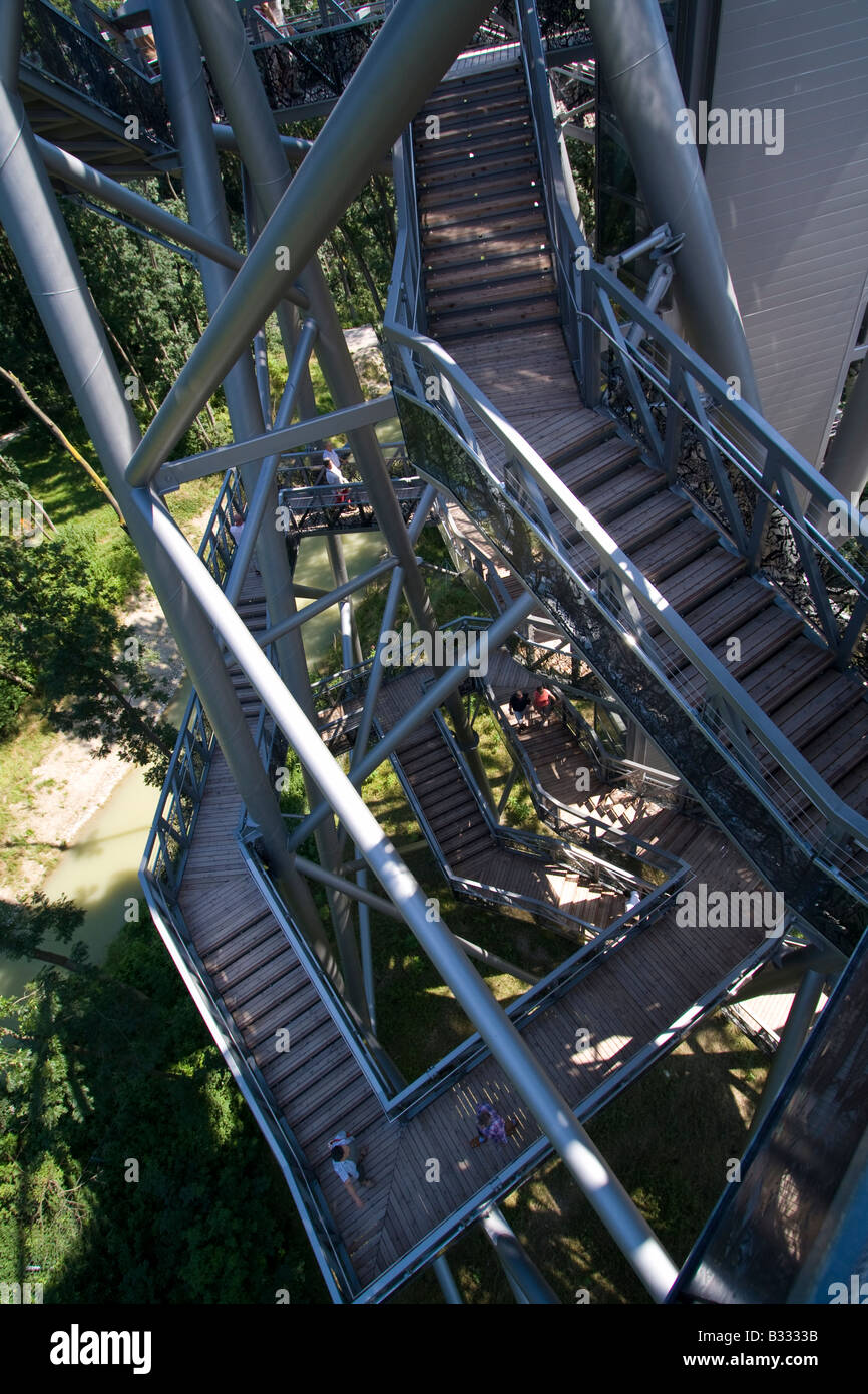 tree-top path at garden fair in Tulln Stock Photo - Alamy