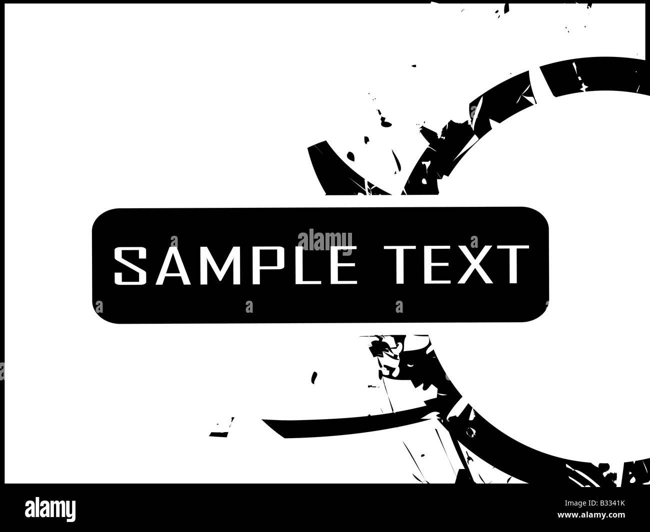 circle and text-template Stock Photo - Alamy