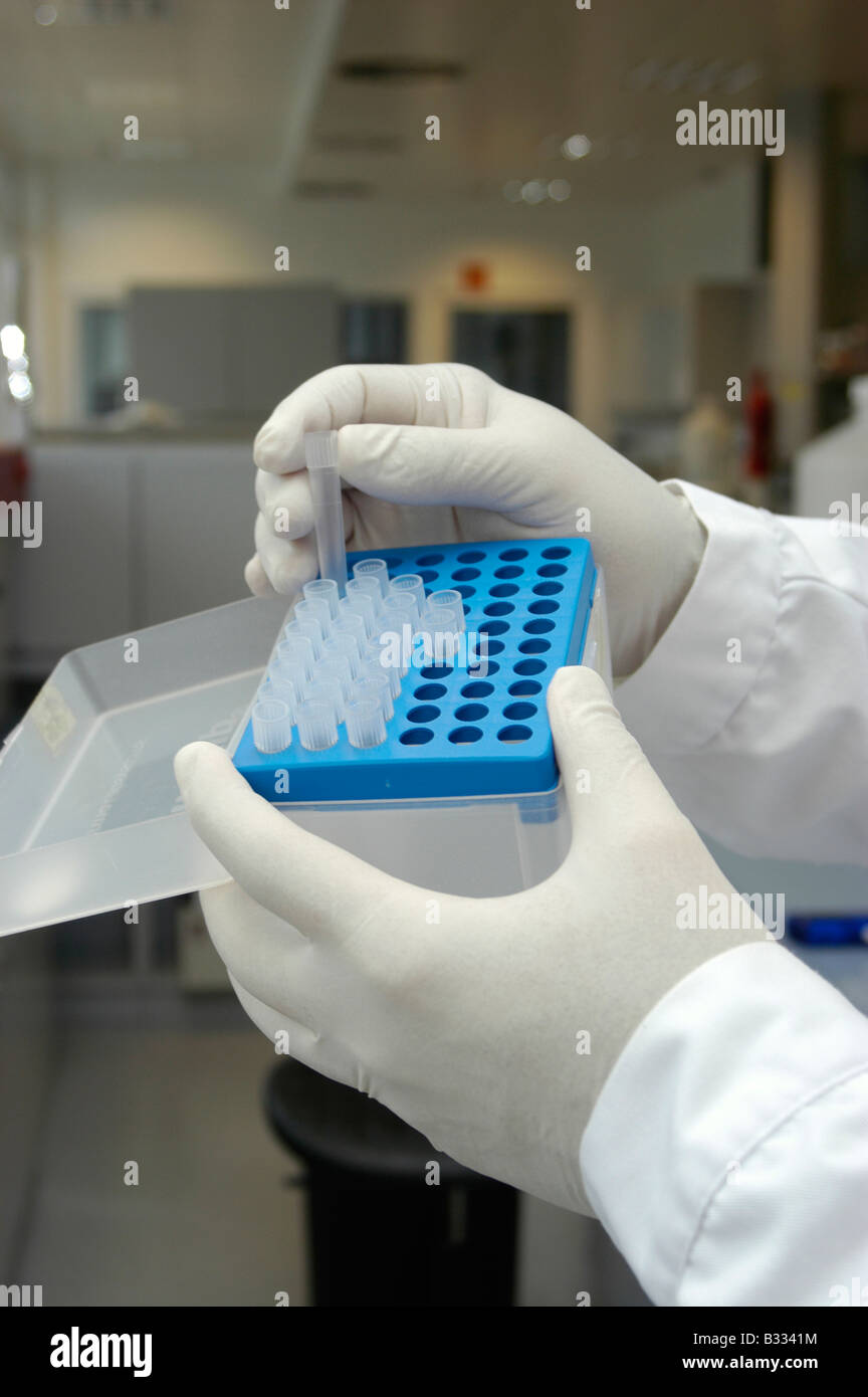 Scientific assay are taken Stock Photo - Alamy