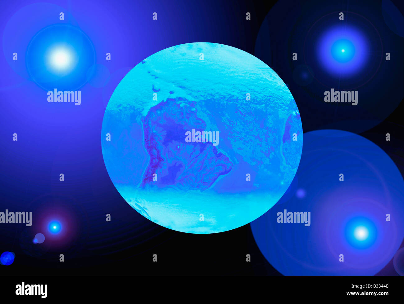 Symbol picture ice age earth Stock Photo - Alamy