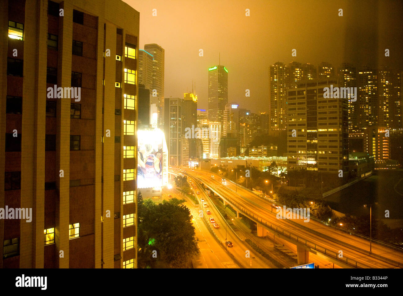View from hotel window night hi-res stock photography and images - Alamy