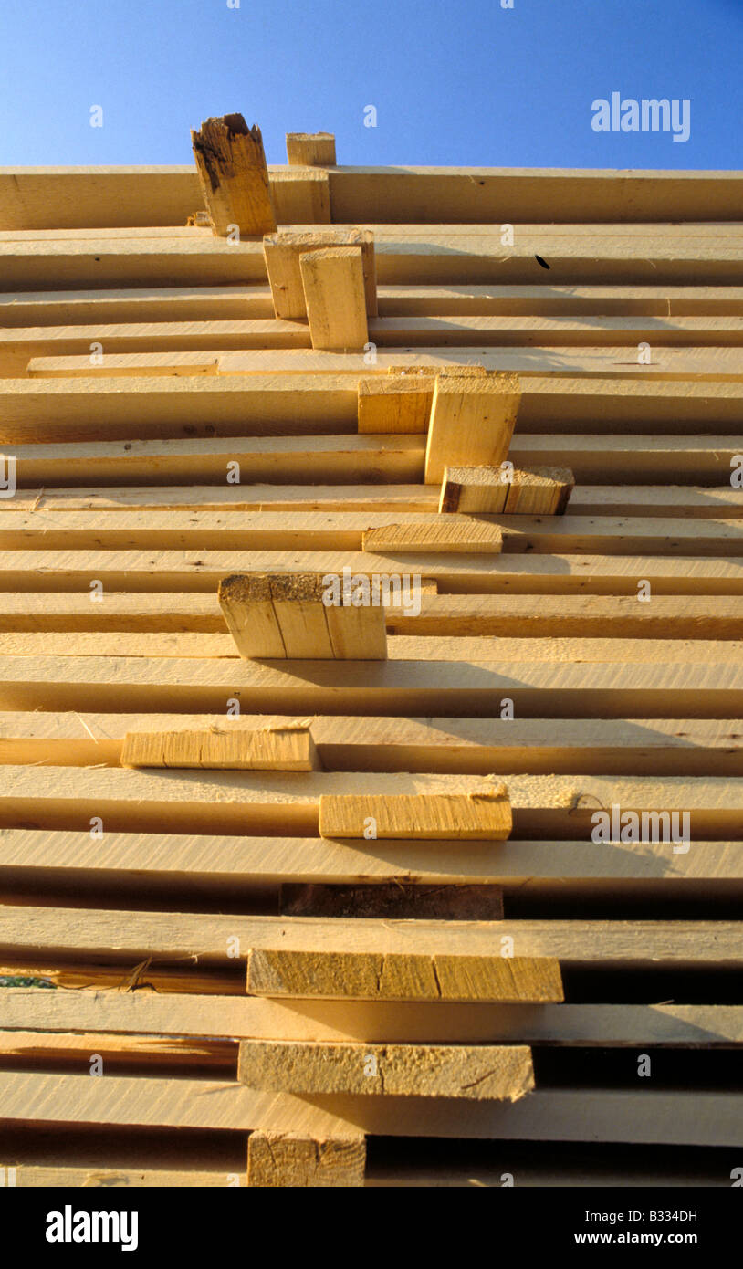 wooden boards for building of houses Stock Photo - Alamy