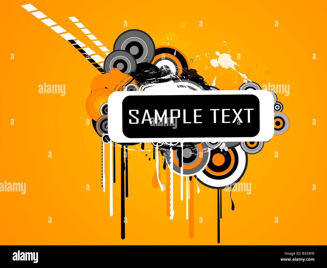 text-template with circles Stock Photo - Alamy