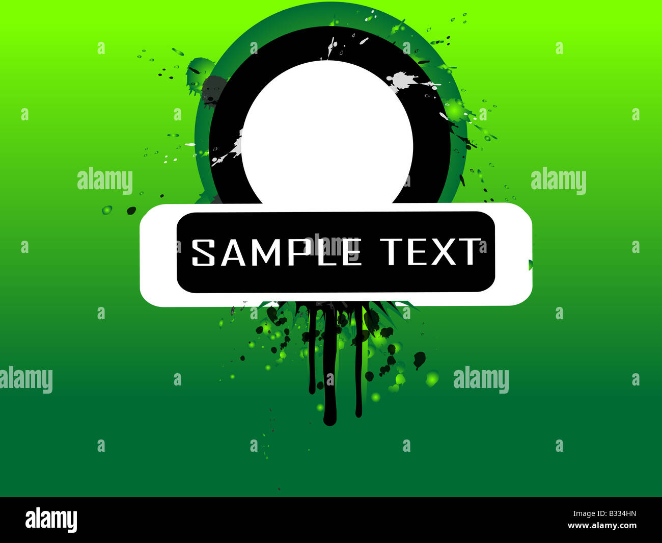 circle and text-template Stock Photo - Alamy