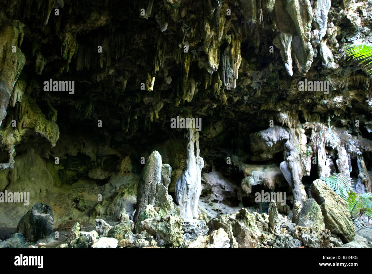 Anatakitaki cave atiu cook islands hi-res stock photography and images ...