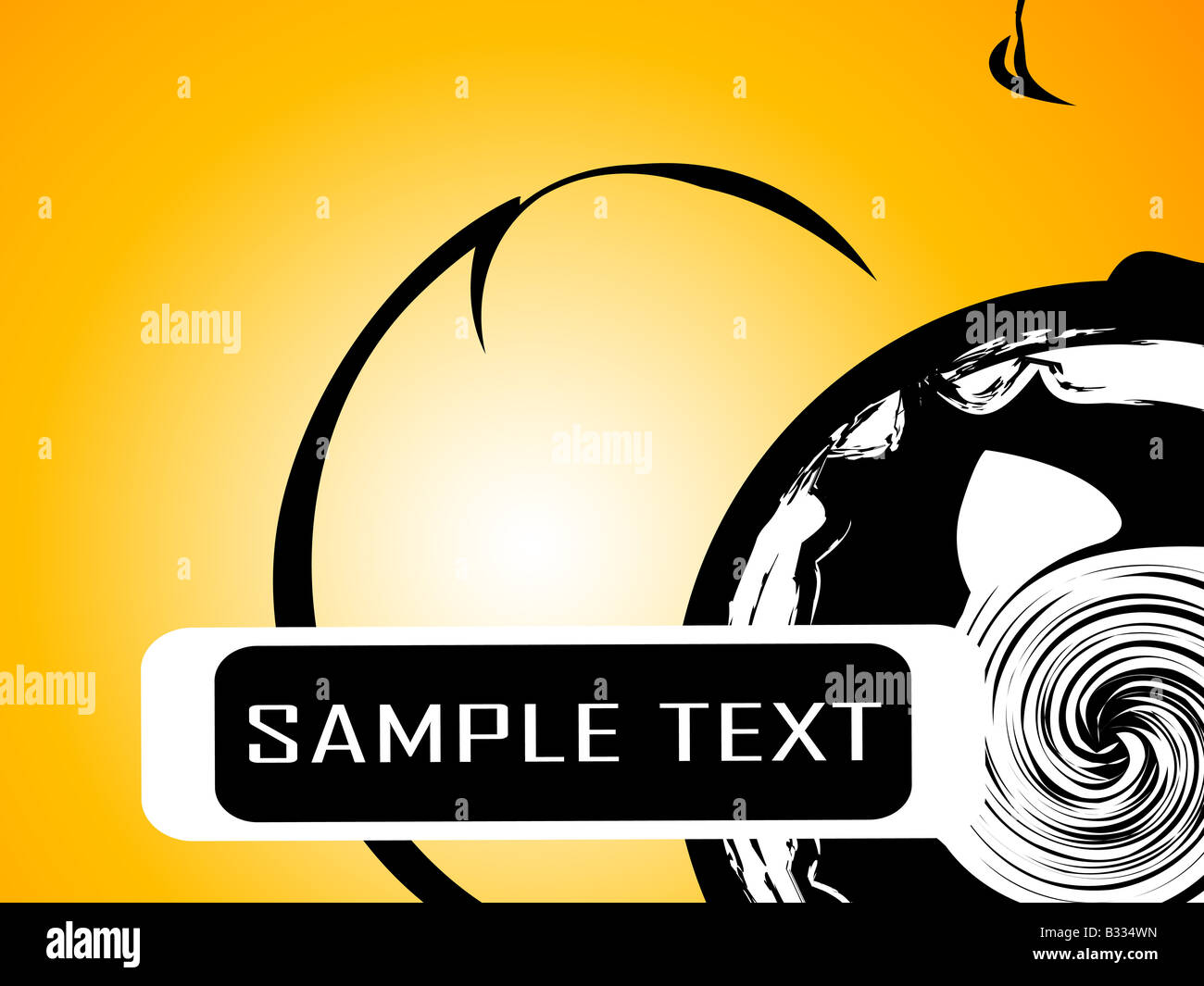 sample text with floral Stock Photo - Alamy