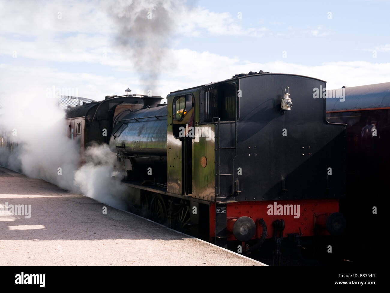 class j94 68030 leaving boat of garten station scotland 5 8 08 Stock ...