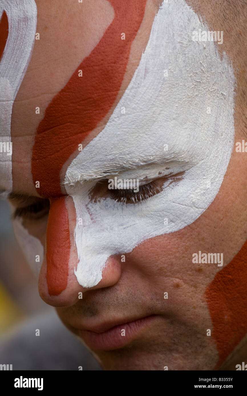 Man painted body paint hi-res stock photography and images - Alamy
