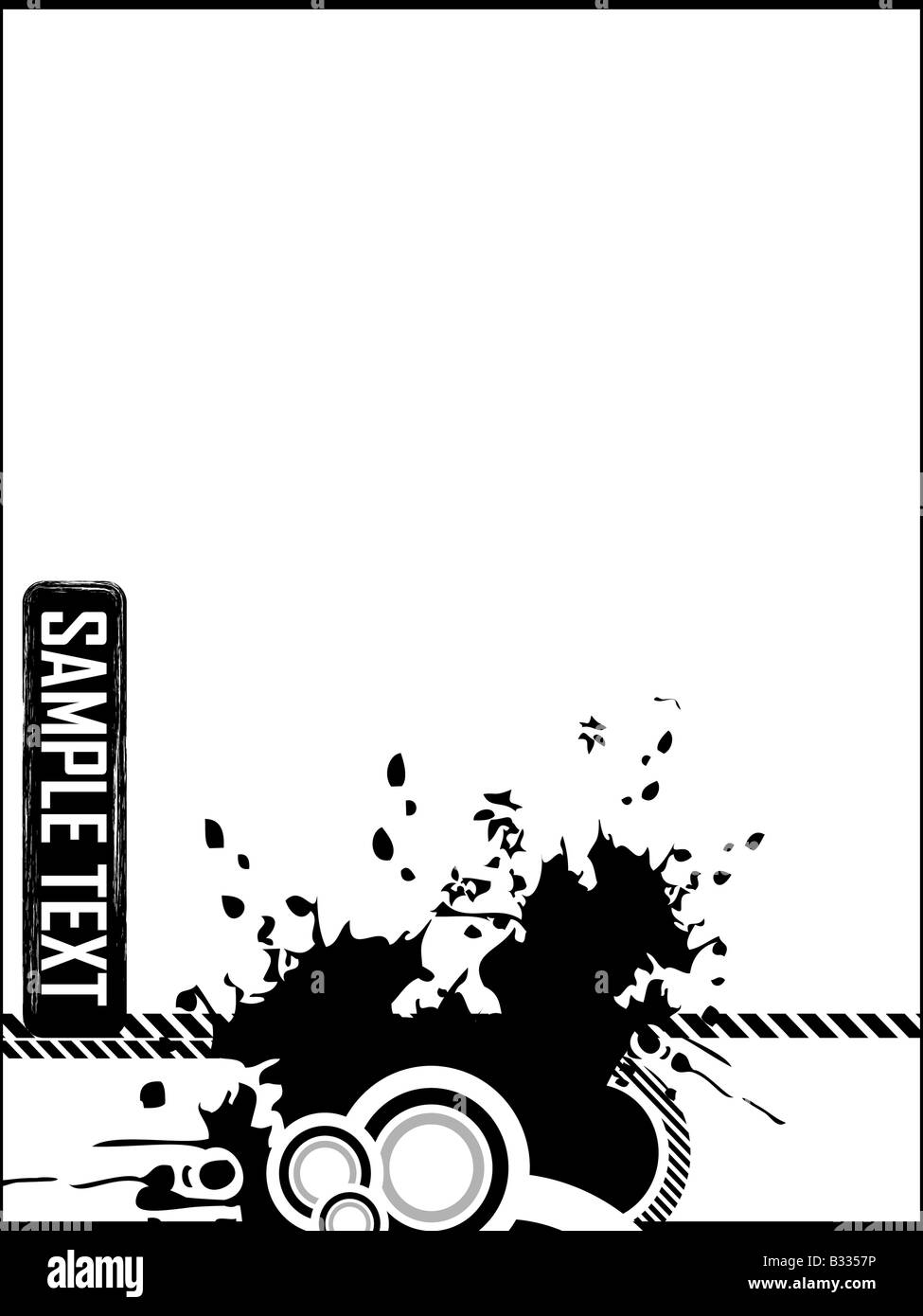 sample text and circles Stock Photo - Alamy