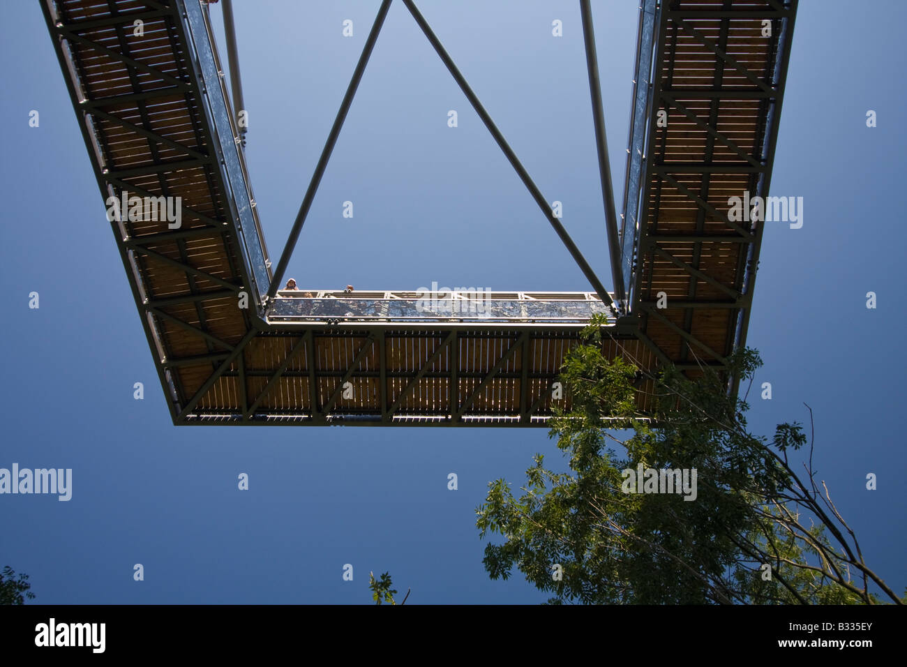 tree-top path at garden fair in Tulln Stock Photo - Alamy
