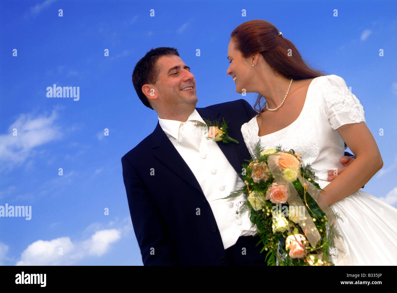 bride and groom;bridal pair Stock Photo - Alamy