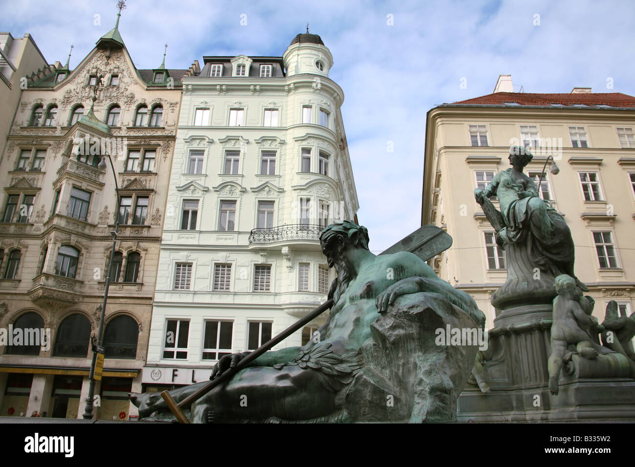 Vienna, Neuer Markt Stock Photo - Alamy
