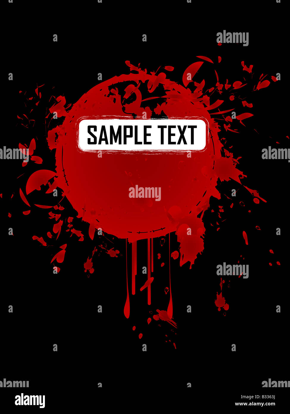 sample text in circle Stock Photo - Alamy