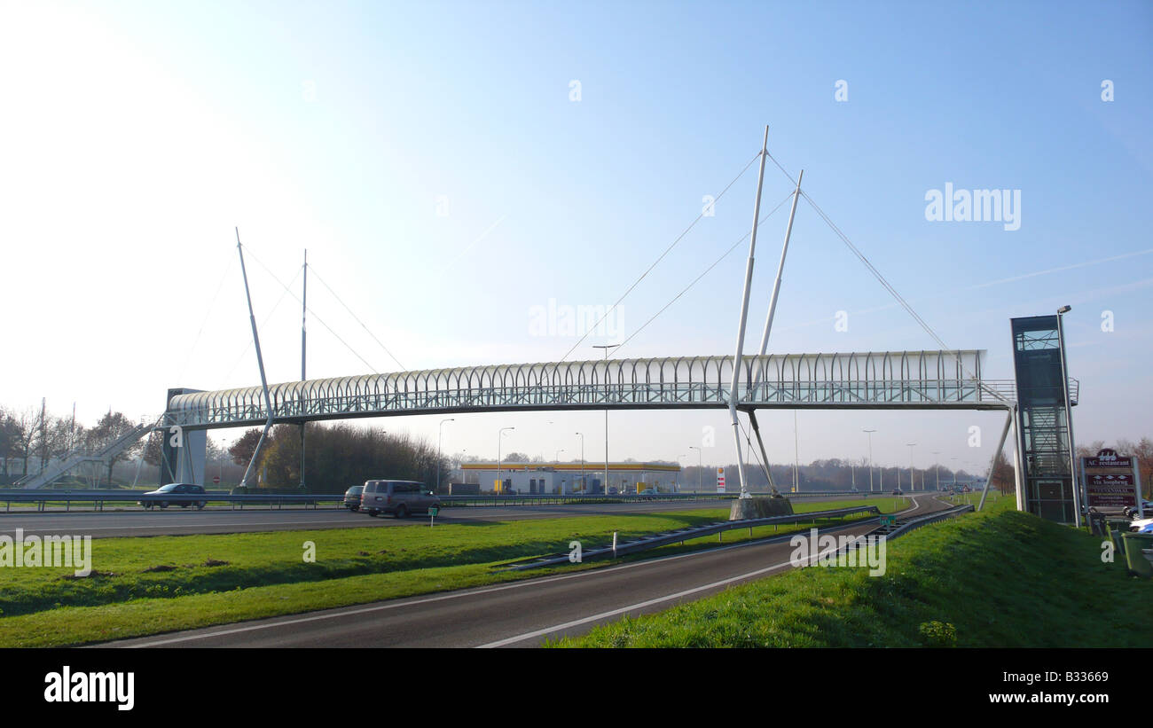 motorway bridge in holland Stock Photo - Alamy
