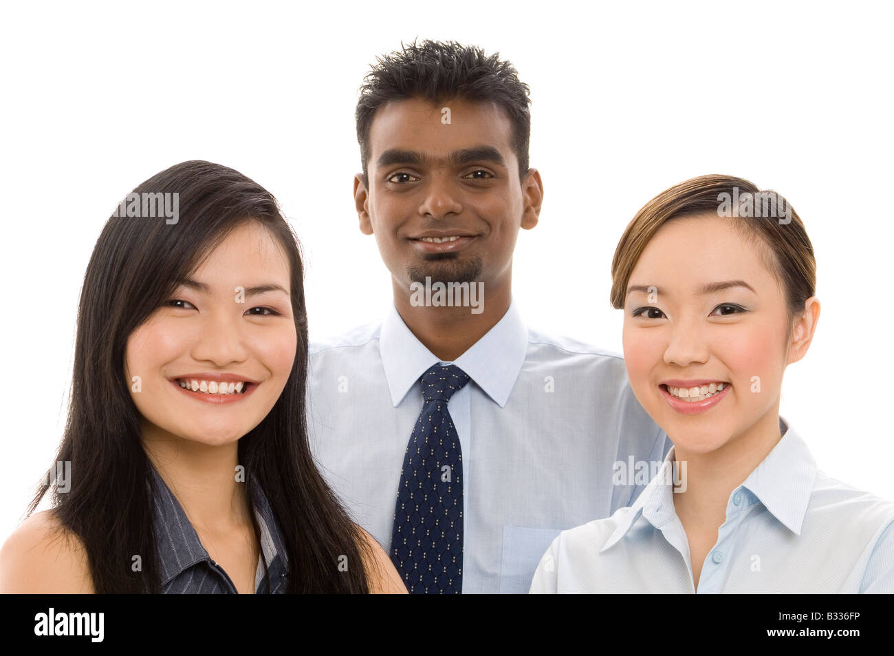 A diverse group of smiling professionals Stock Photo - Alamy
