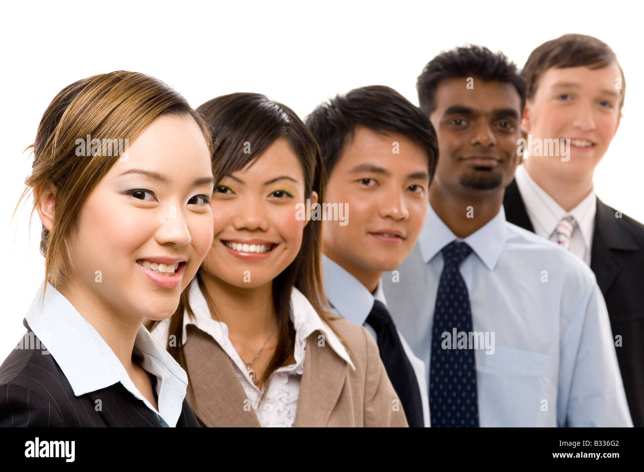 A confident and diverse group of business personnel Stock Photo - Alamy
