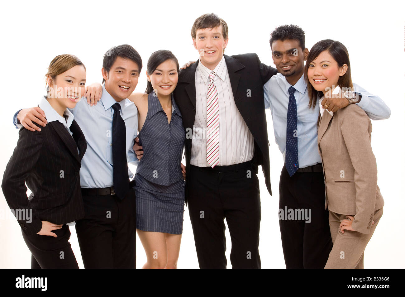 A happy and confident business team Stock Photo - Alamy