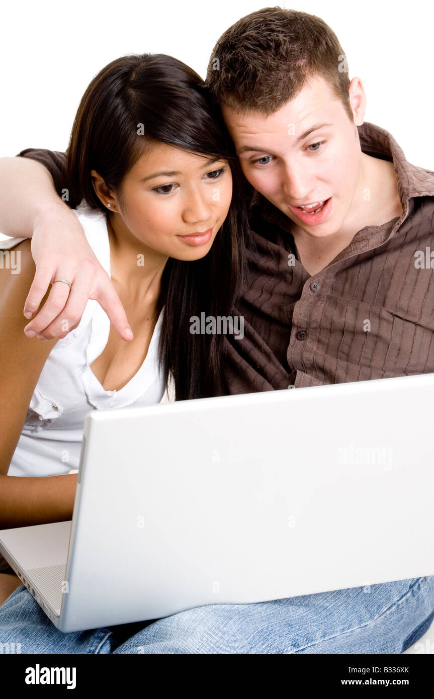 Child surfing internet surprise hi-res stock photography and images - Alamy