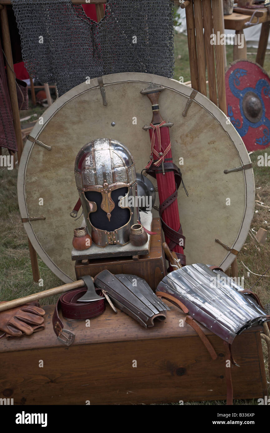 Living History re-enactment of Roman, Saxon, Viking and Norman times in ...