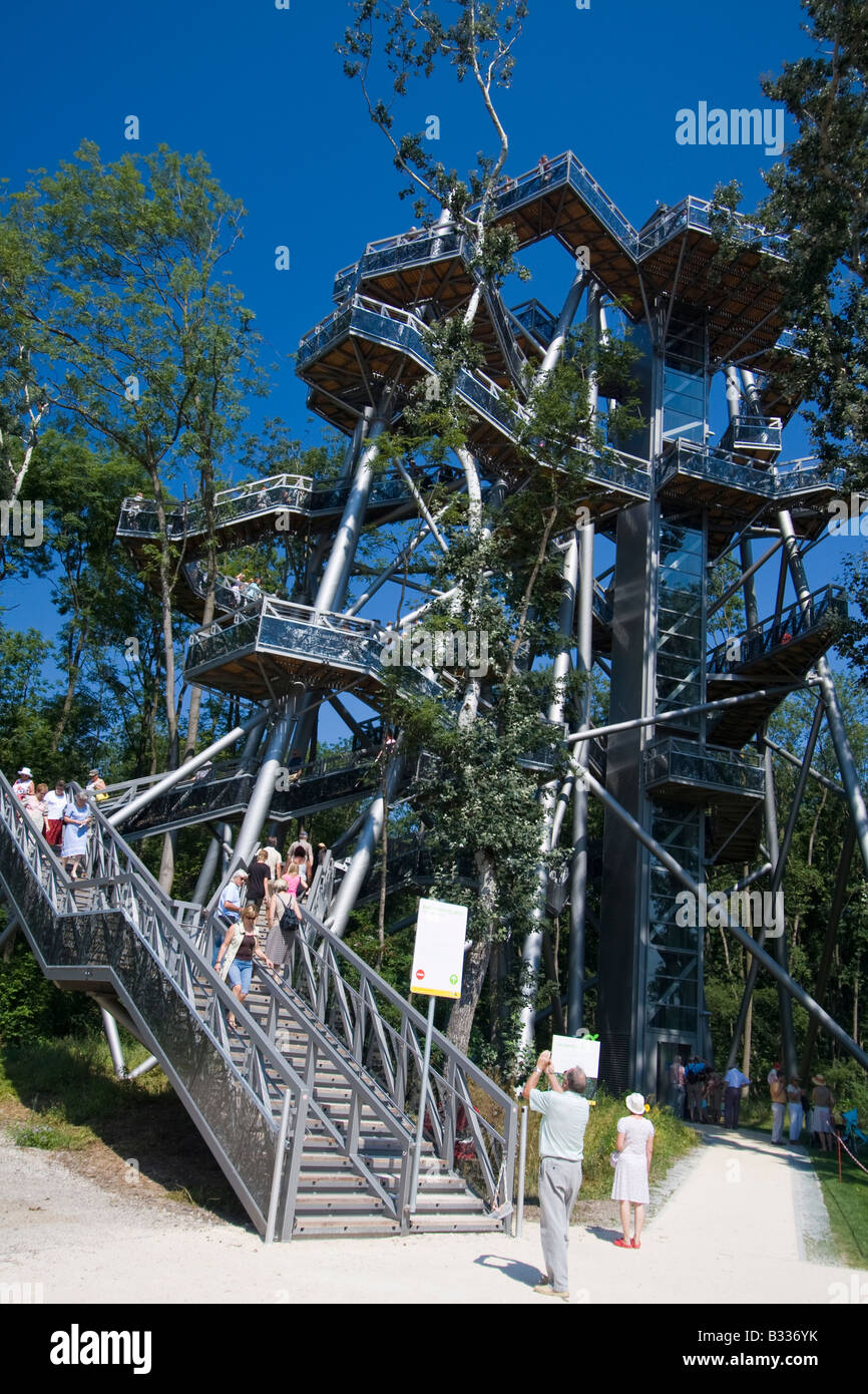 tree-top path at garden fair in Tulln Stock Photo - Alamy