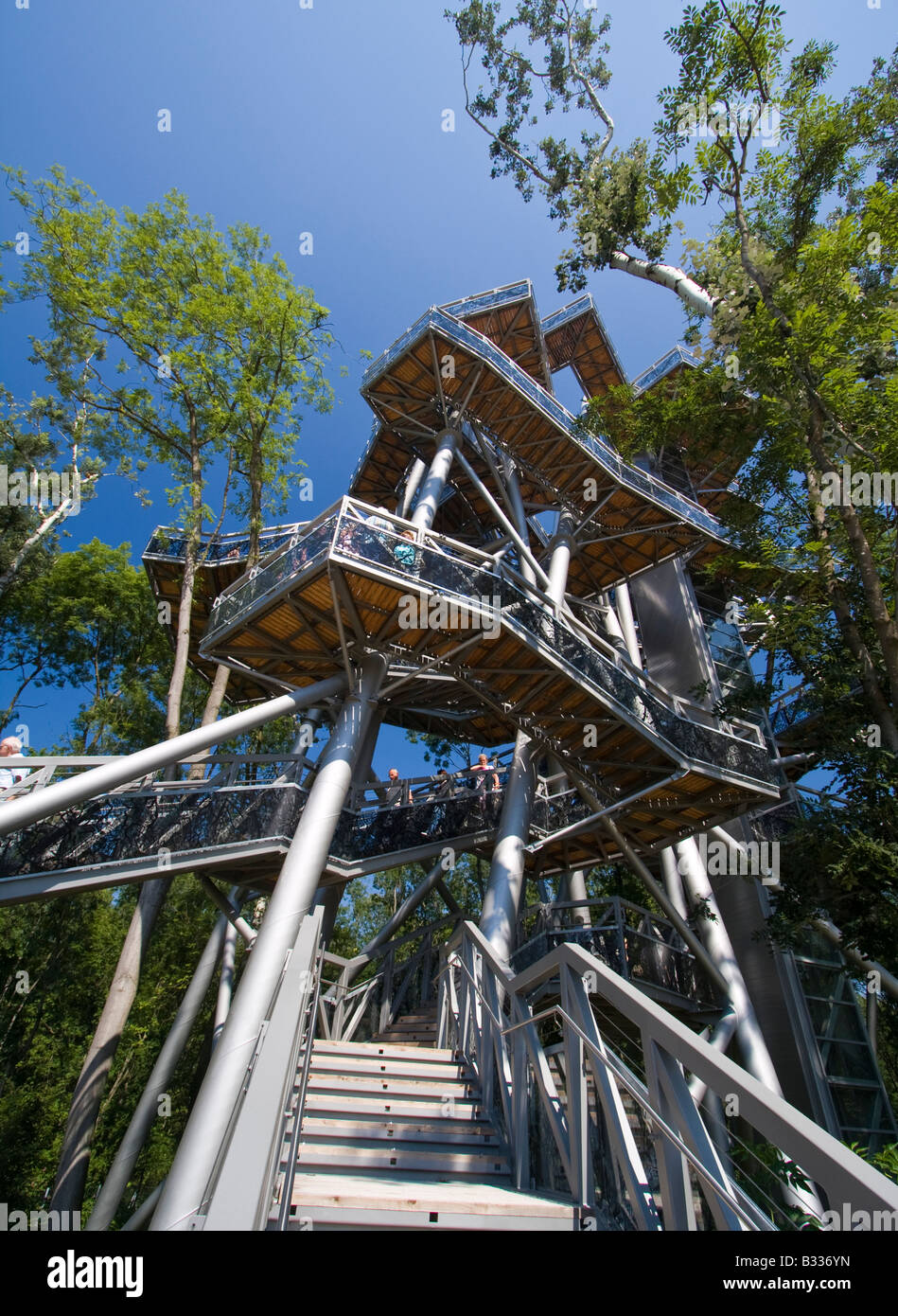 tree-top path at garden fair in Tulln Stock Photo - Alamy