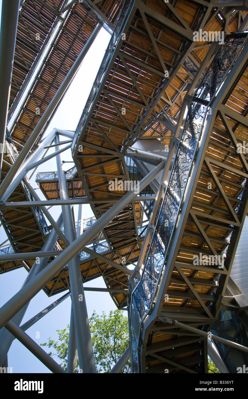 tree-top path at garden fair in Tulln Stock Photo - Alamy
