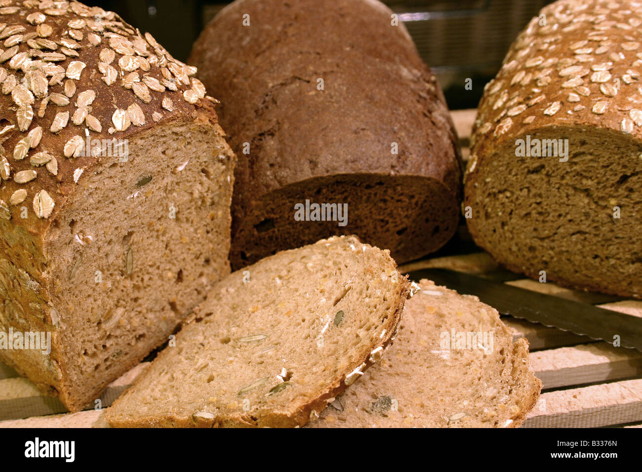 Slices of bread Stock Photo - Alamy
