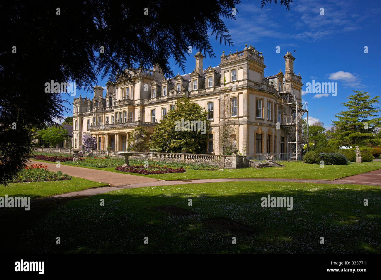 Duffryn House in Duffryn Gardens, Glamorgan South Wales, UK Stock Photo ...
