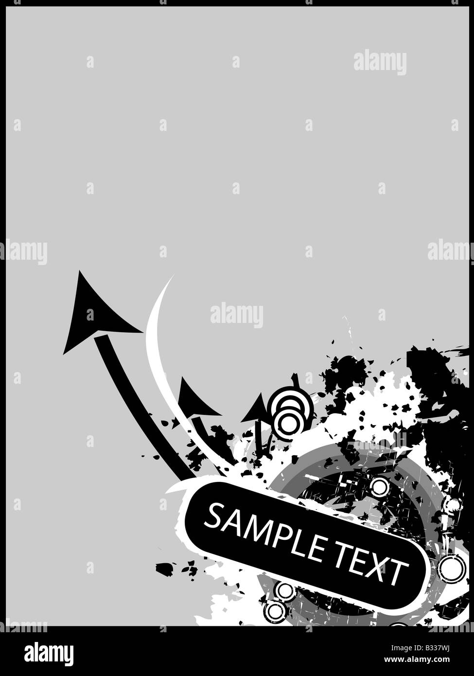 text-template and circles Stock Photo - Alamy
